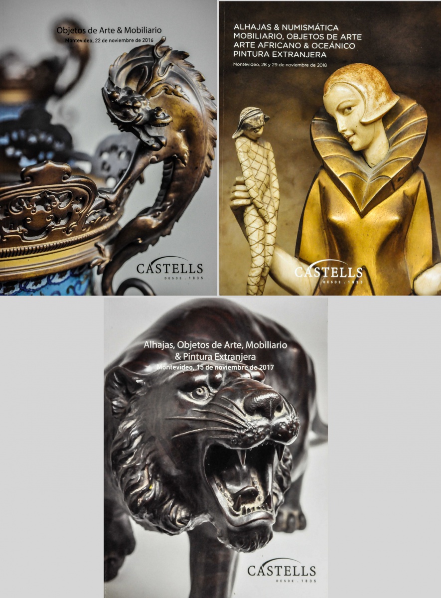 CASTELIS MONTEVIDEO - Lote composto por 3 catálogos da