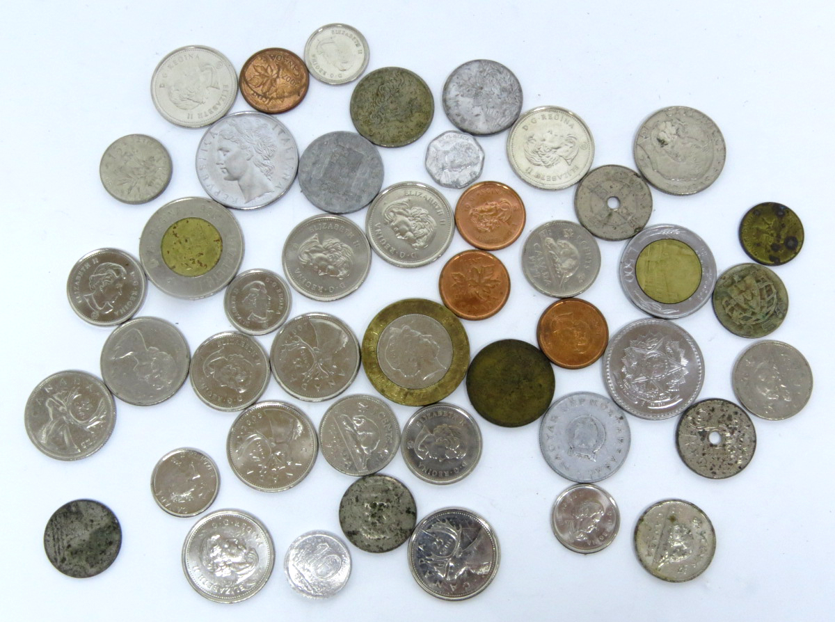 45 Moedas Diversas Krone Cent Franc Lire Pounds 45 Moedas Diversas Krone Cent Franc Lire Pounds