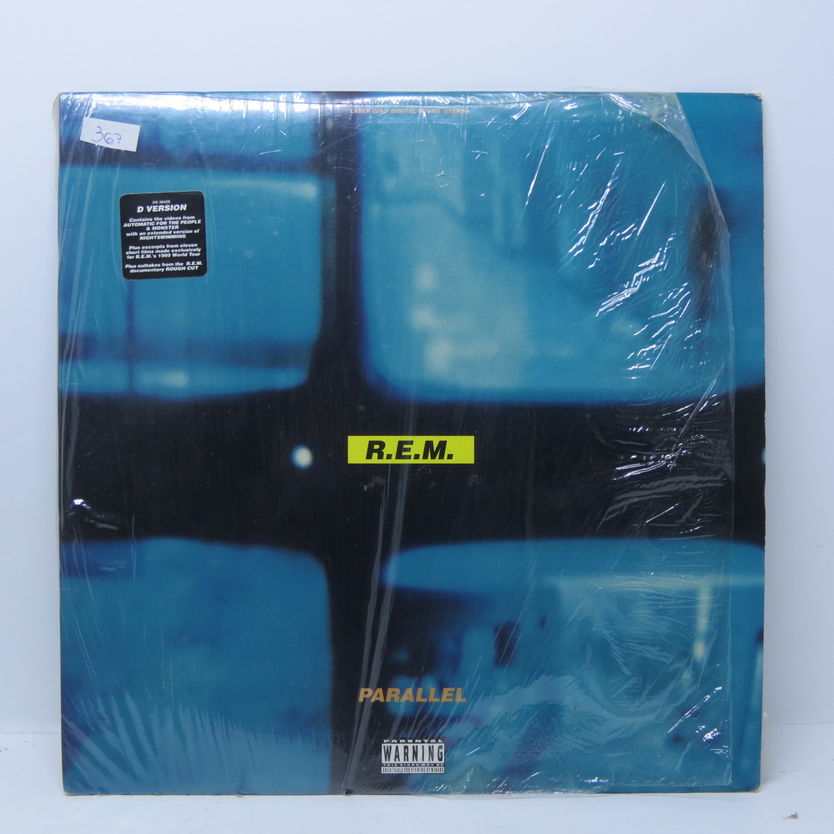 Laser Disc R.E.M. - Parallel - Disco em ótimo estado, c