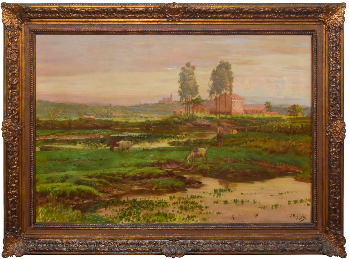 J. BAPTISTA DA COSTA ( João, RJ 1865/1926) "Paisage