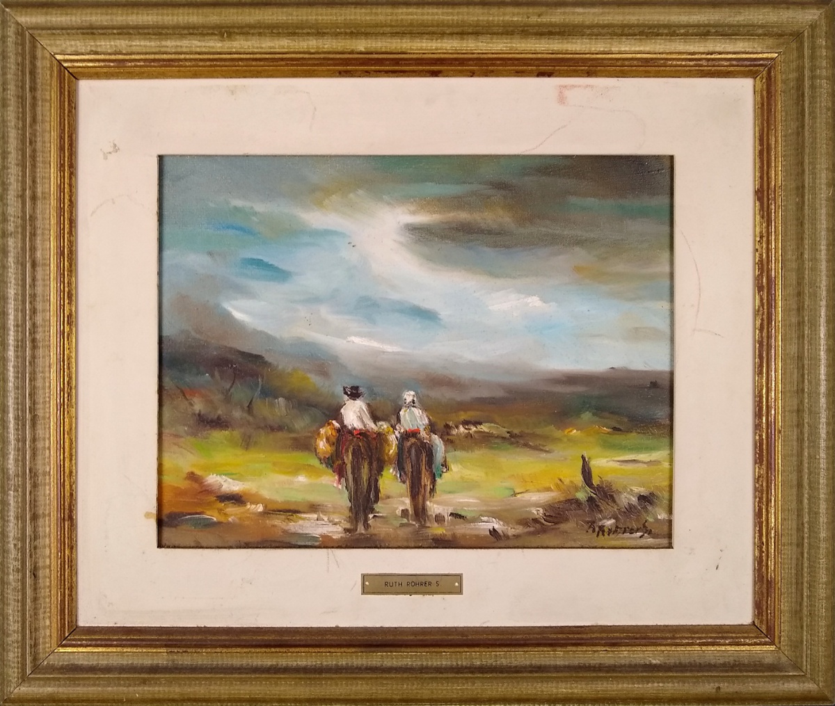 RUTH ROHRER S. - "Brasil 1984" - Óleo sobre tel