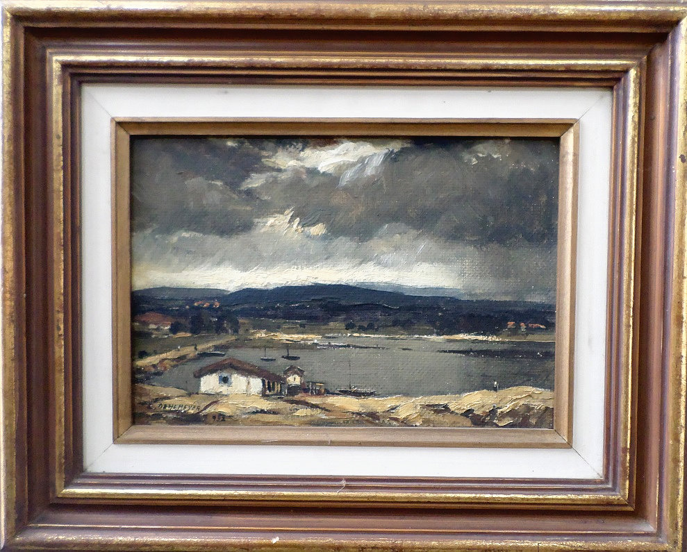 EDGARD OEHLMEYER, Guarapiranga, o.s.m., 19 x 27cm, assi