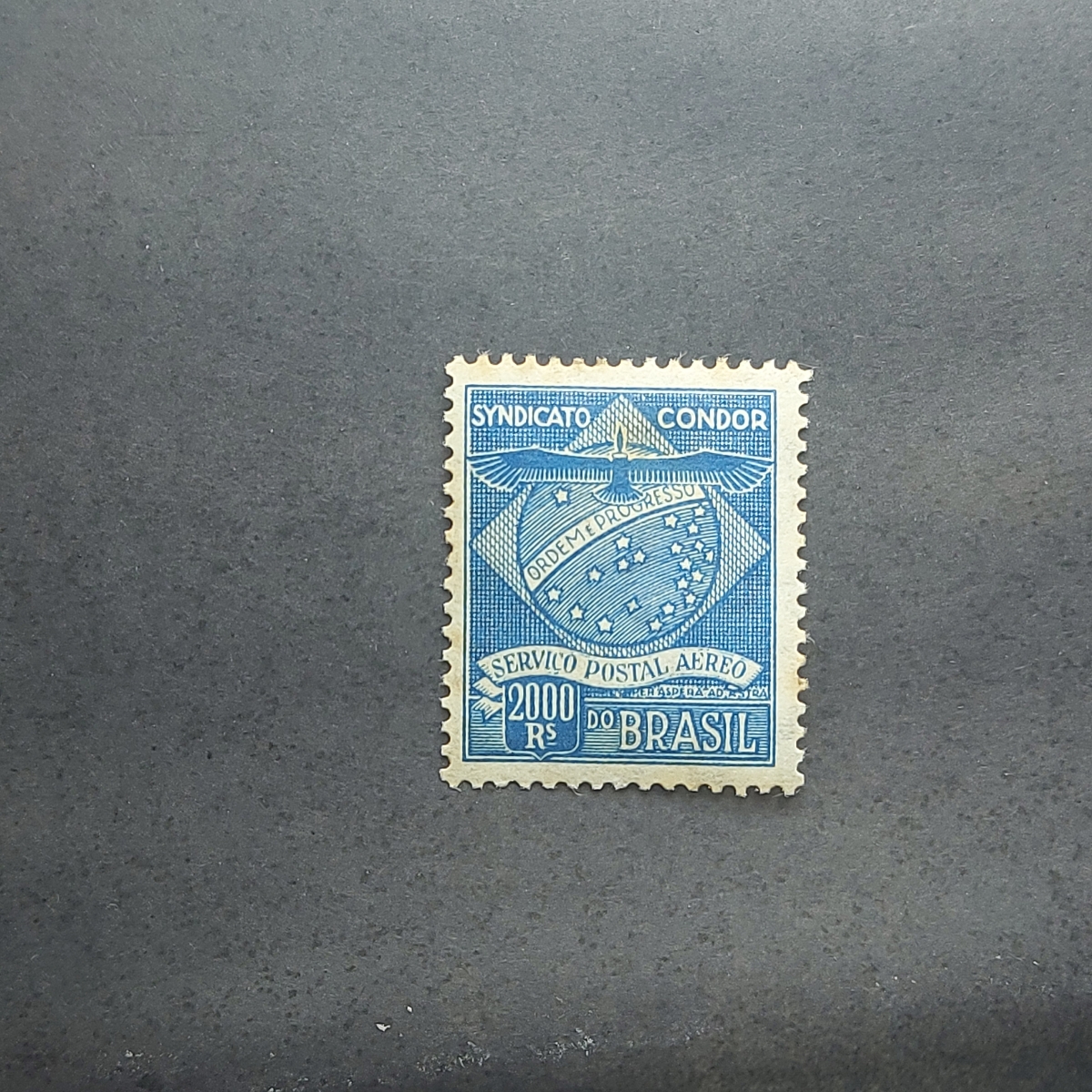 CONDOR -K05 - 2.000 RÉIS AZUL- NOVO - CATÁLOGO MARCA R