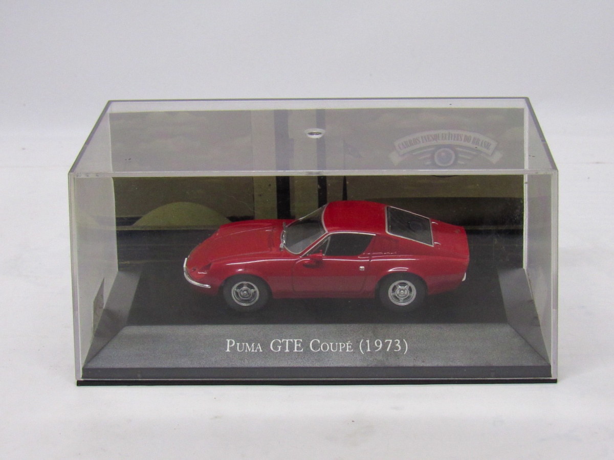 Miniatura Puma GTE Coupé 1973 - Coleção Carros Inesque