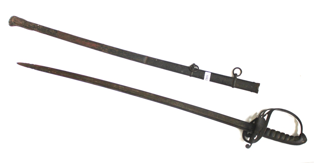 Antiga espada militar brasileira do período imperial, p