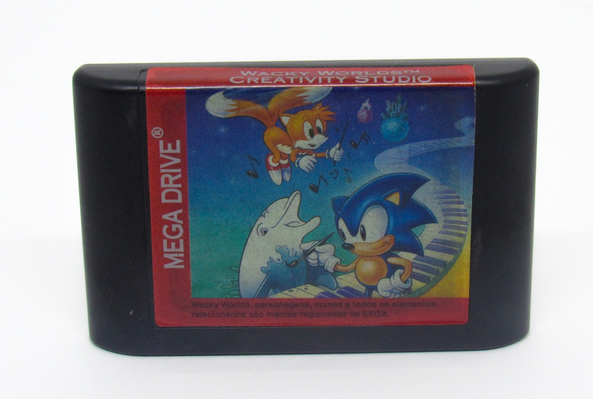 Cartucho Mega Drive Tectoy Sonic Wacky Worlds Creativit