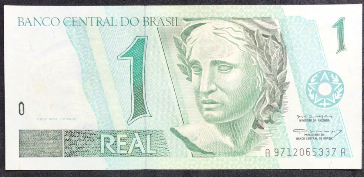 BRASIL - 1995 - CÉDULA 1 REAL - C245 - FE