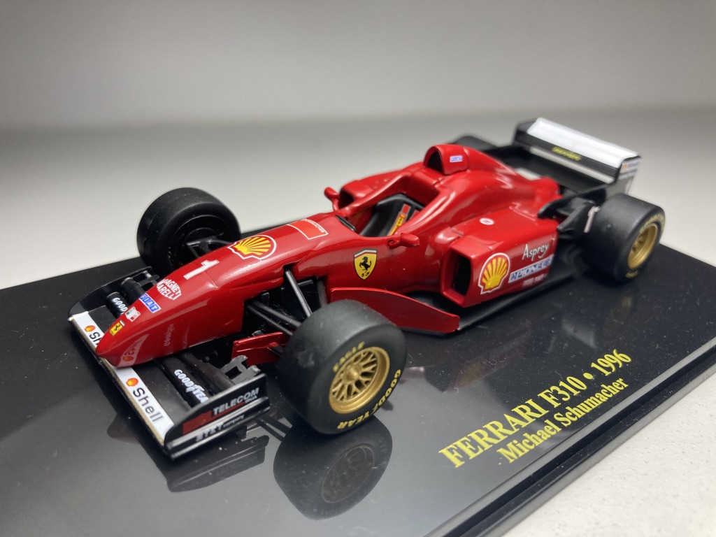 Ferrari F310 1996 Michael Schumacher Escala 1/43 miniat