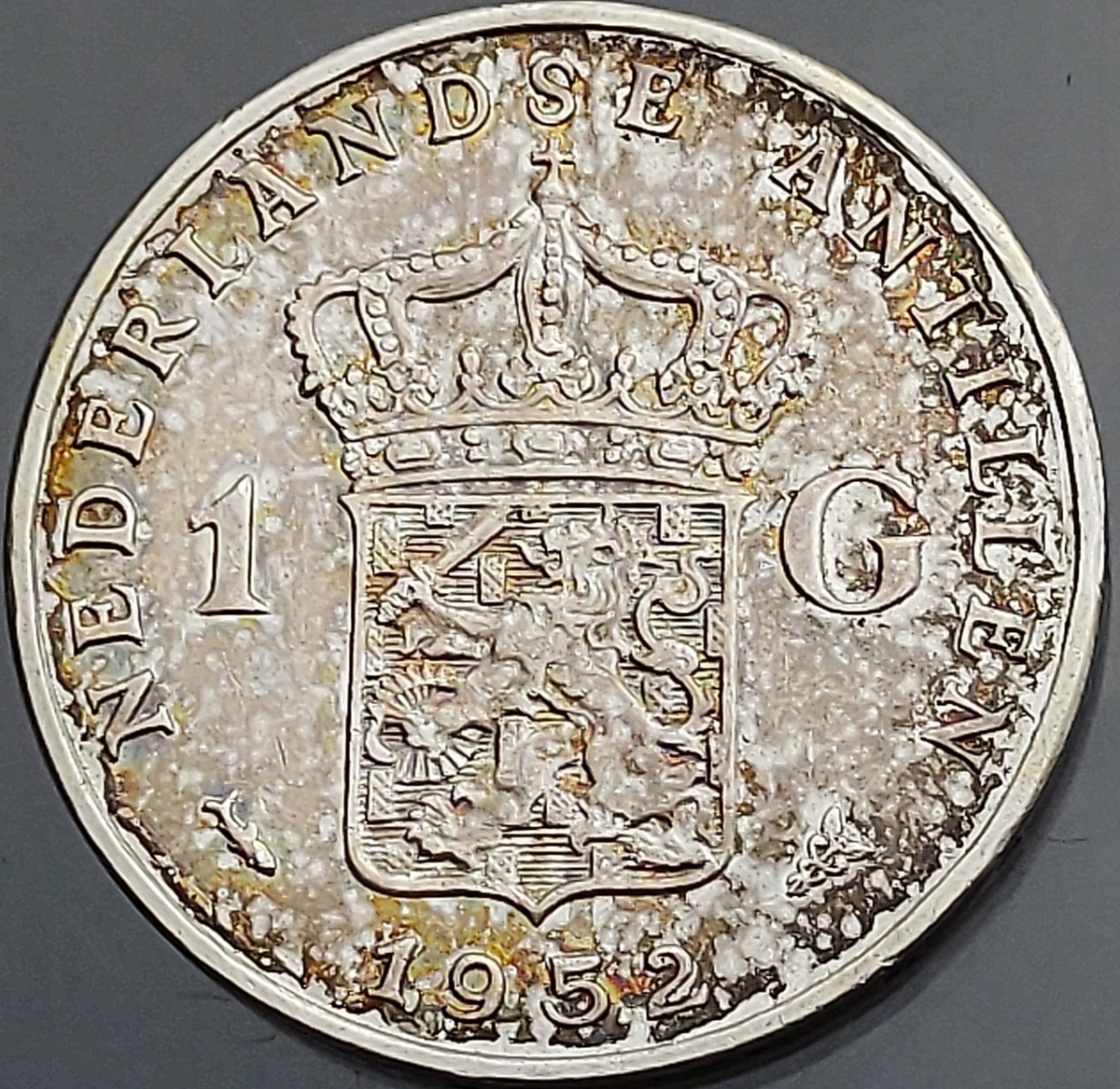 Moeda das Antilhas Holandesas - 1 Gulden - Juliana - 19