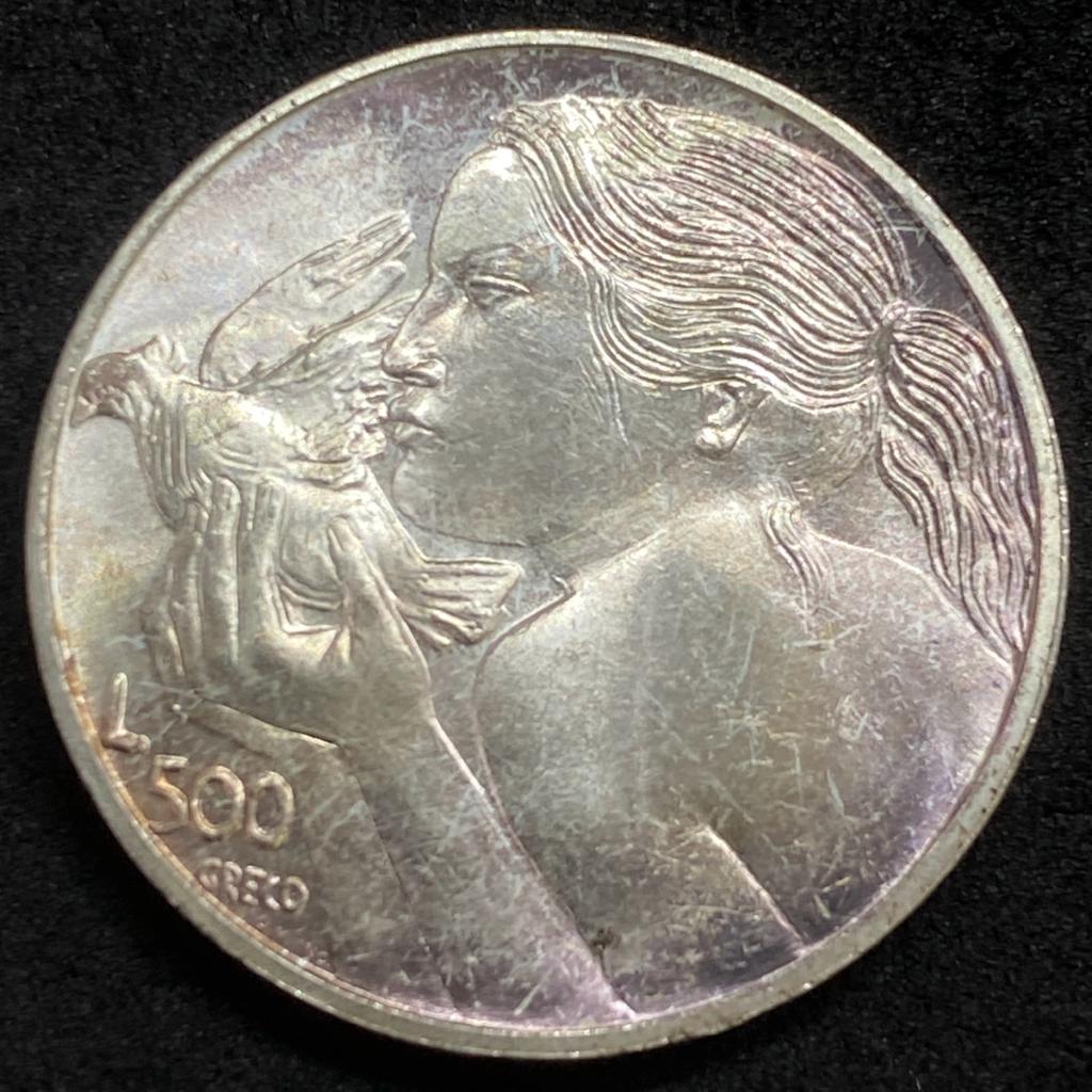 500 Liras 1973 PRATA San Marino Apenas 290 Mil Un 500-liras-1973-prata-san-marino-apenas-290-mil-un