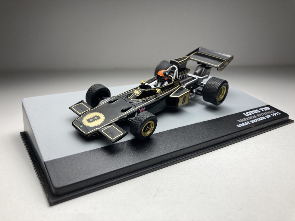 Lotus 72D Emerson Fittipaldi Preto - Great Britain GP 1