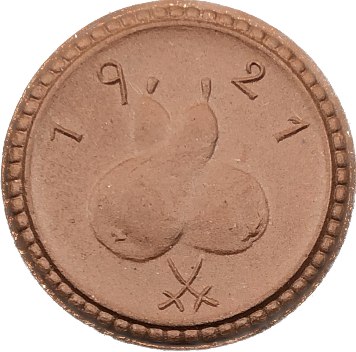 Moeda de Grunberg (Alemanha) - 50 pfennig - 1921 - 22 m