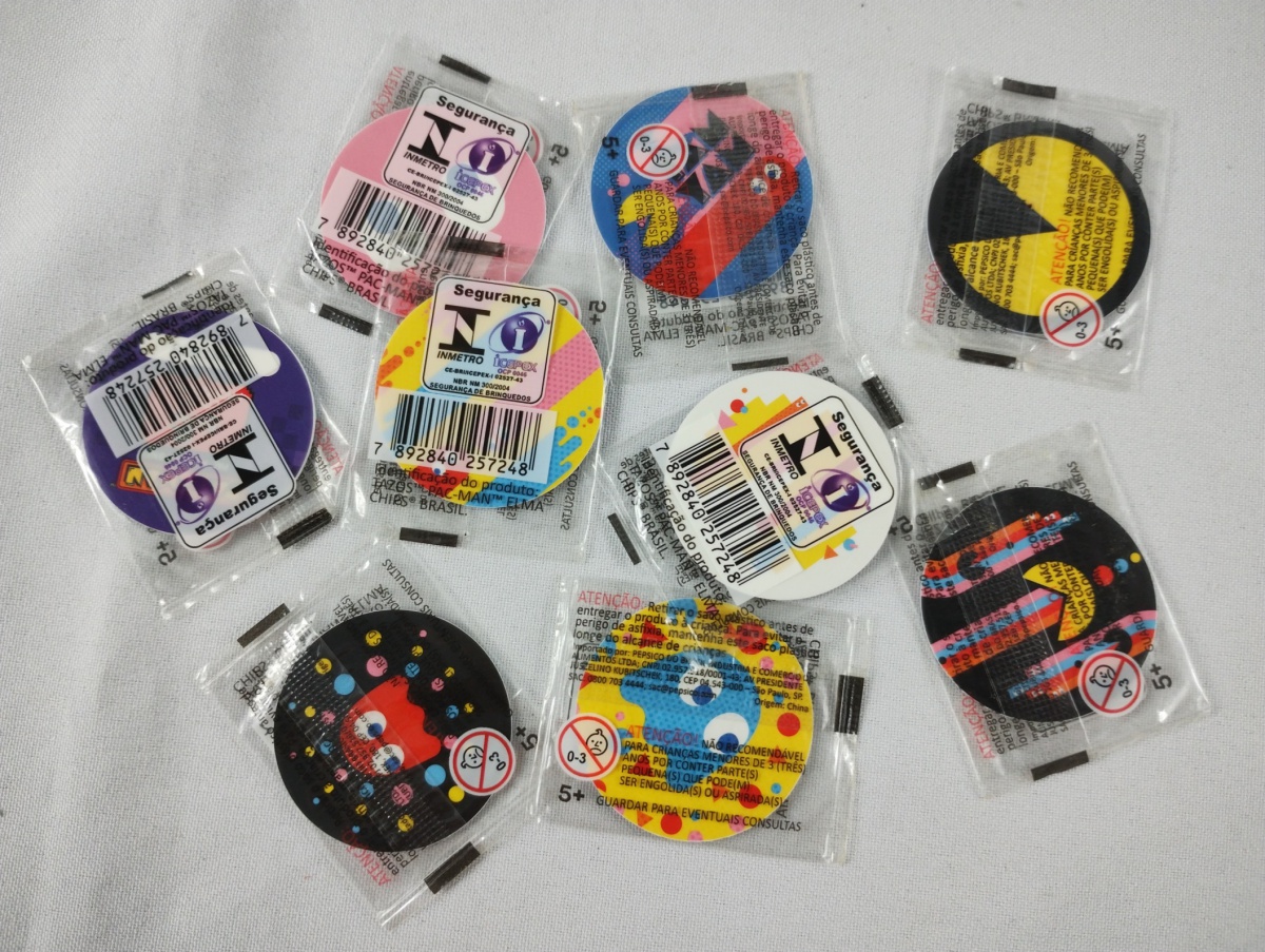 9 TAZOS PACMAN - ELMA CHIPS 2004 - LACRADOS