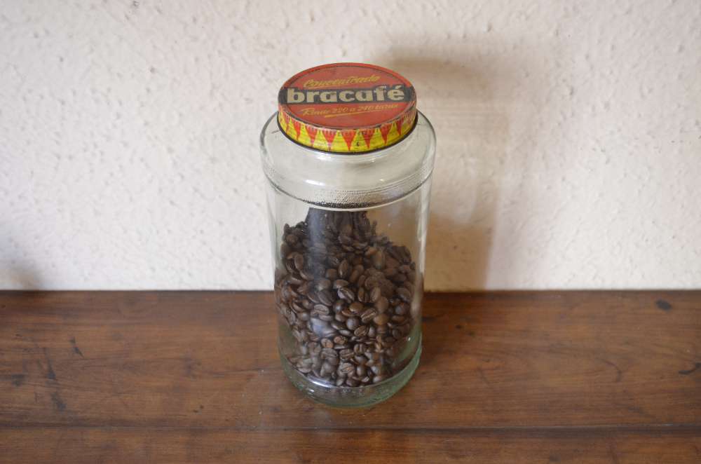 Vidro de café Bracafé anos 50/60 altura de 35cm aproxi