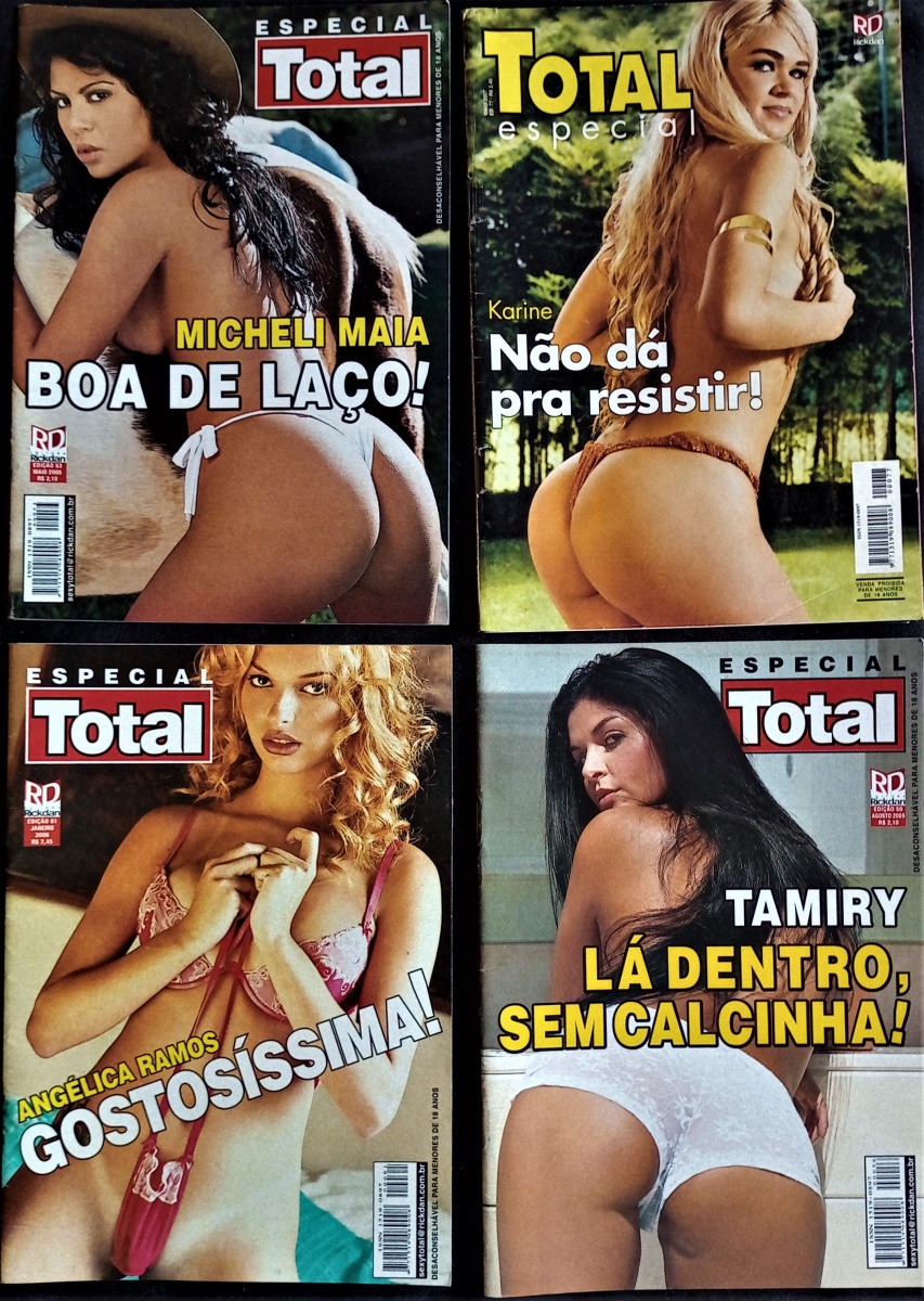 REVISTA ERÓTICA TOTAL (4) KARINE, ANGELICA RAMOS, TAMIR