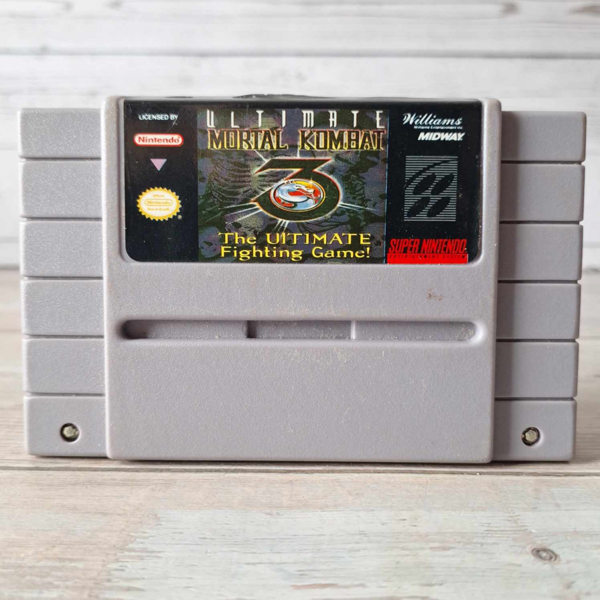 CARTUCHO PARA VIDEOGAME NINTENDO SNES ULTIMATE MORTAL C