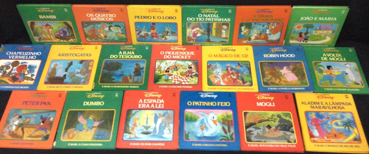 ColeÇÃo ClÁssicos Disney Com 19 Livrinhos Alguns Com