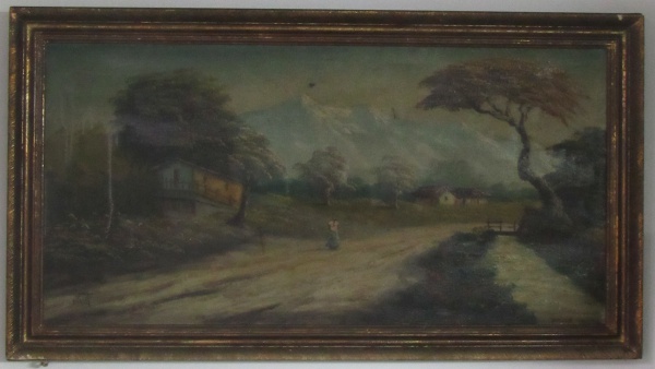 MORIT, o.s.t. "Paisagem com casario e figura",