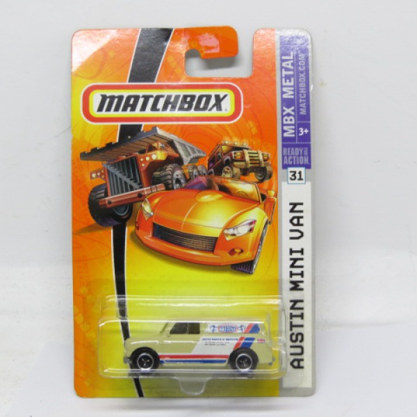 Miniatura Matchbox Austin Mini Van - Ano da miniatura