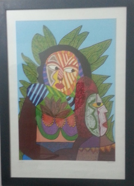 RENOT - "Figuras" - Serigrafia 68/100 - 69 x 41