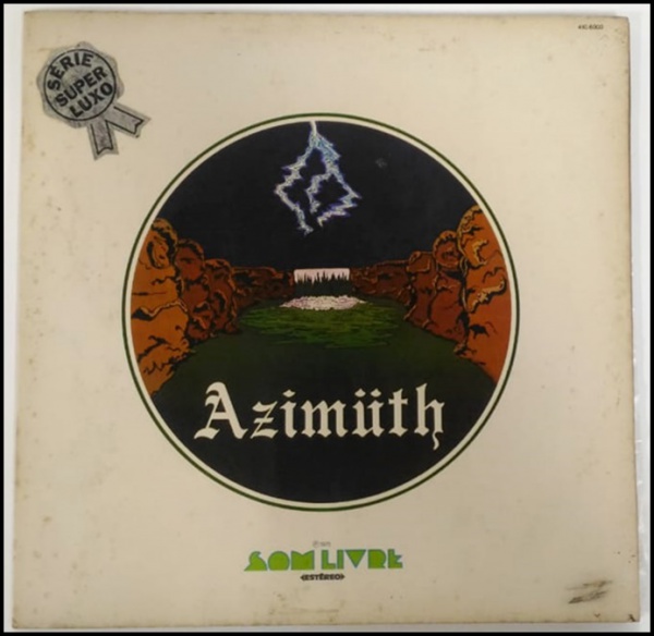 1 DISCO: AZIMUTH (1975). Capa apresentando pontos de ox