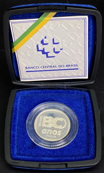 Moeda do Brasil - 3 reais - 1995 - PROVA! - E407 - Prat