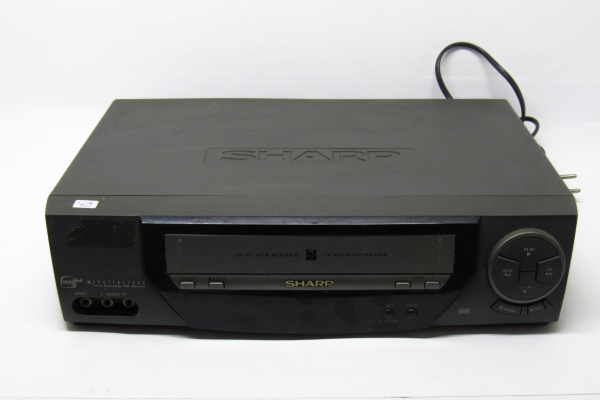 Sharp Hi Fi Stereo 19 Micron Heads - Ligando, luzes do