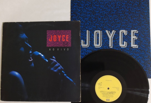 JOYCE - Ao Vivo LP 1989 Encarte EXCELENTE ESTADO. Gravd