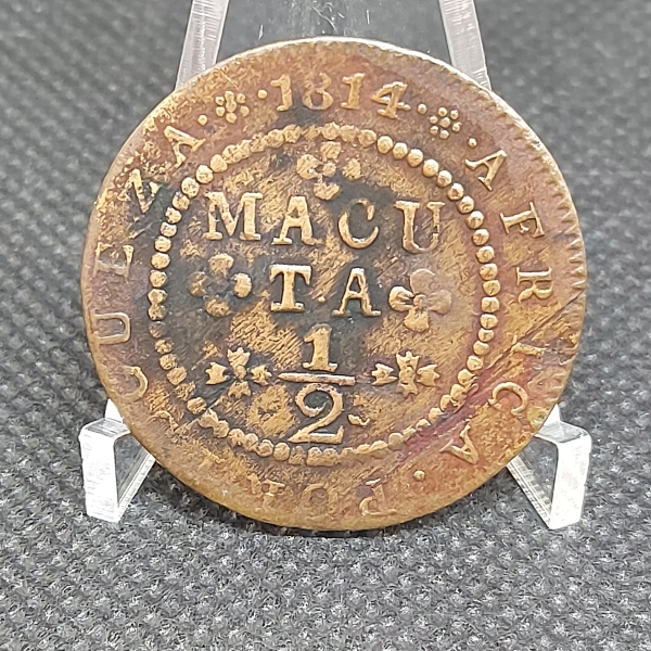 BRASIL - COBRE - 40/10 RÉIS 1824C - CAT. C700 - 20 TULI