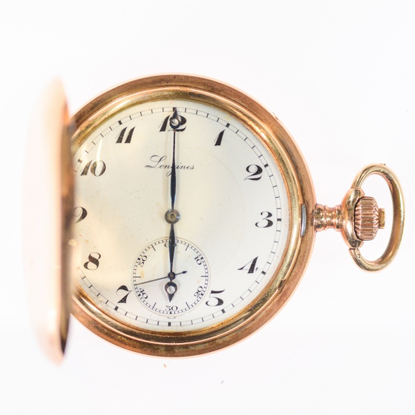 Longines. Relógio de bolso de ouro, contraste 0.585. Du