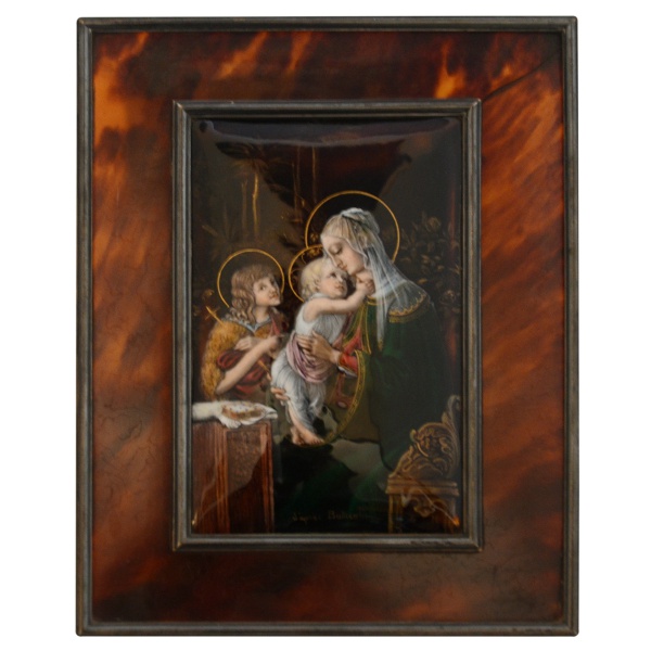 REGINA VITALE - Flores Azul. Óleo s/ tela. Ass. e datad