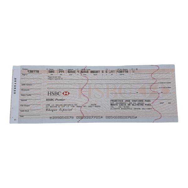 Talao De Cheques Hsbc Protección De Cheques HSBC Fusion | HSBC