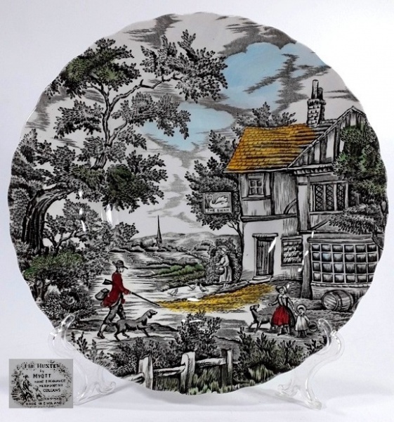 ENGLAND - "The Hunter by Myott" - Belo prato d