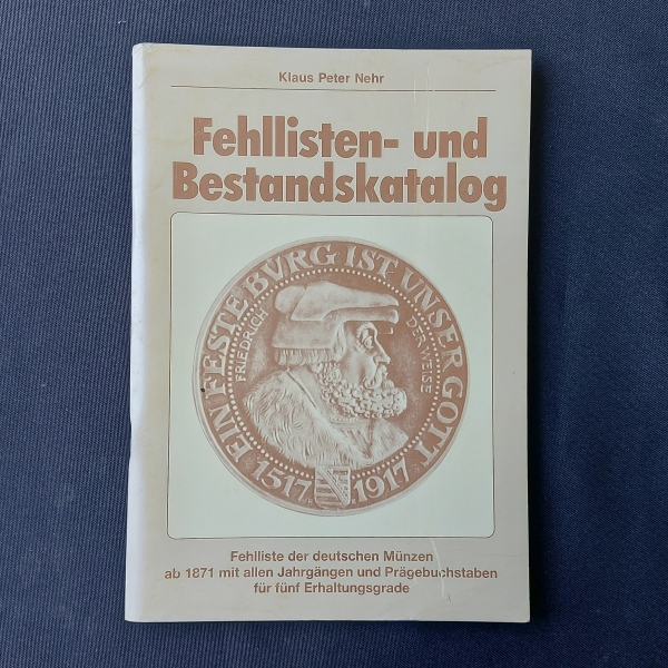 CATÁLOGO ALEMANHA - 1986 - KLAUS PETER NEHR
