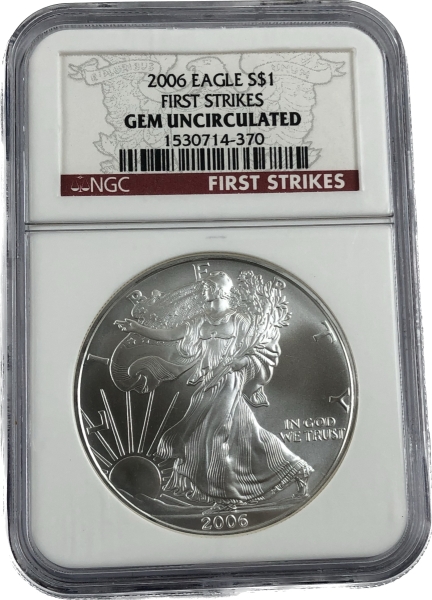 Moeda dos Estados Unidos - 1 dollar - 2006 - Prata (.99
