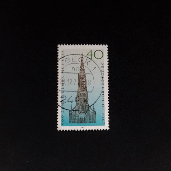 Selo Estrangeiro, Perfuração: 14. 40 pfennig, 1975, Al
