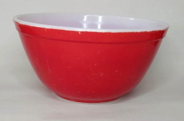 PYREX - Antiga tigela ou bowl em vidro opalinado americ