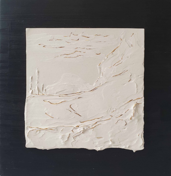 Jane Palermo | Onda 2 | Escultura em cerâmica - base em