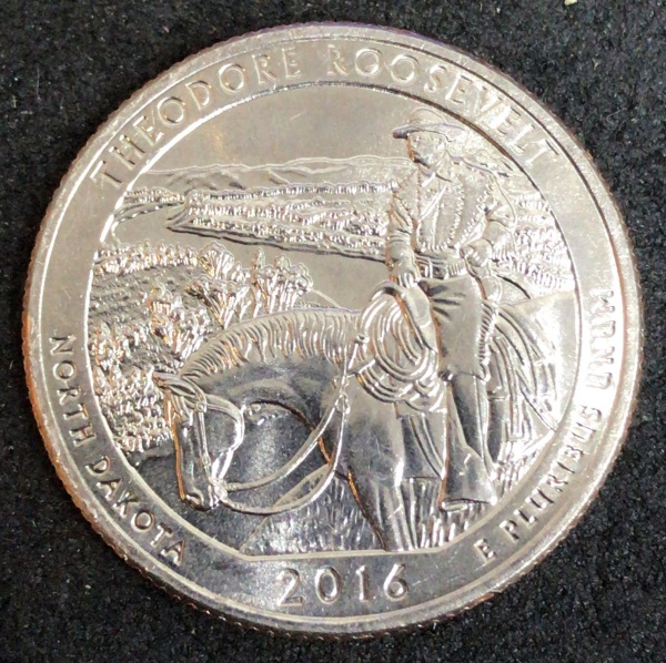 ESTADOS UNIDOS - MOEDA DE QUARTER DÓLAR - THEODORE ROOS