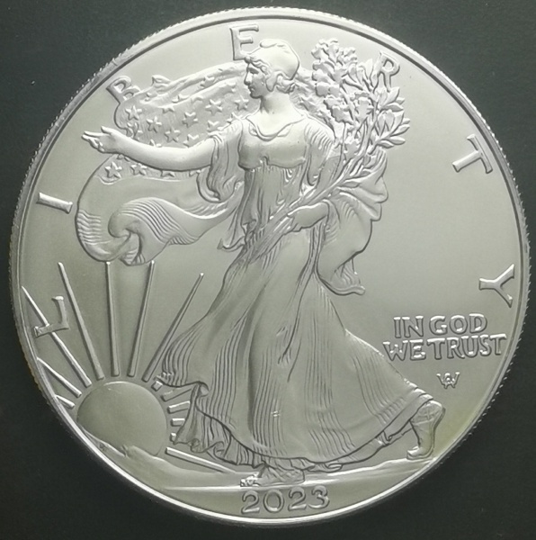 U S A - SILVER DOLLAR - 2023 - PRATA .999 - 31,1gr