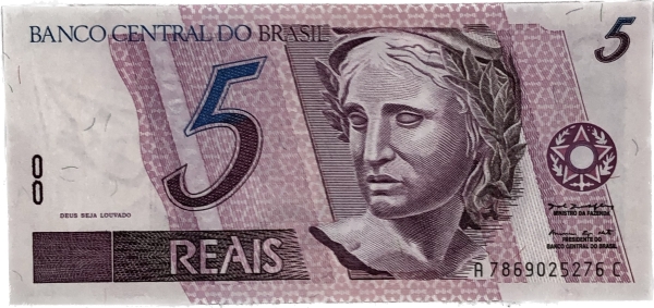 Cédula do Brasil - 10 reais - 2001 - C332 - SOB/FE - Pe