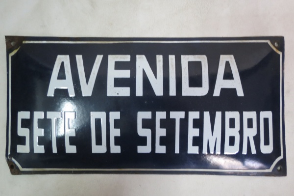 Placas De Rua Antigas Placas De Rua Antigas" No Brasil