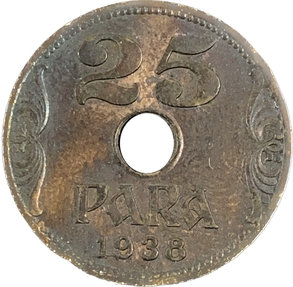 Moeda da Espanha - 1 peseta - 1869 - Prata (.835) - 5 g