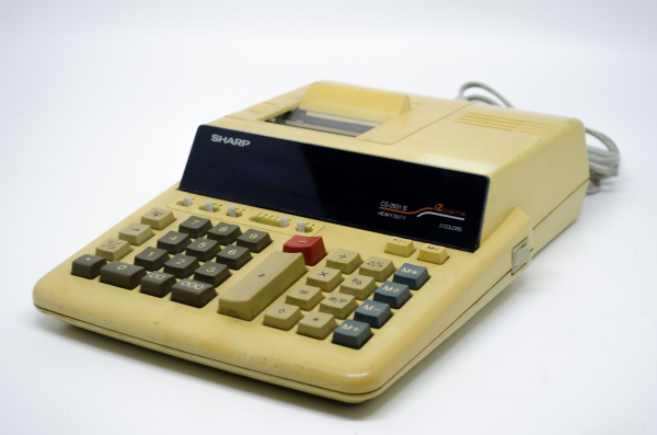 Calculadora Sharp CS2631B 12 digits - Funcionando - Lev
