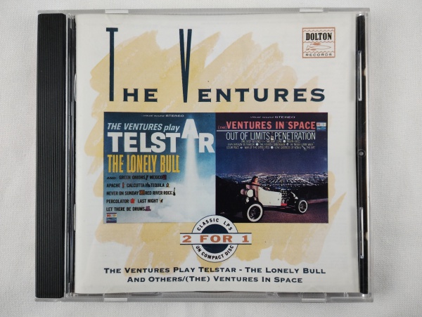CD - THE VENTURES - 2 ÁBUMS CLÁSSICOS EM 1 - TELSTAR,