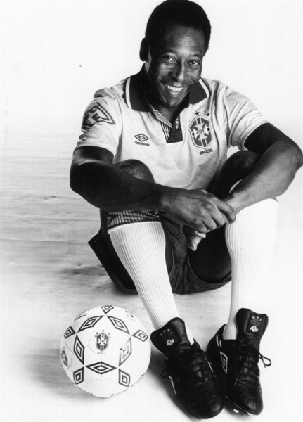 FOTOGRAFIA - Pelé, propaganda do Uniforme da Umbro, da