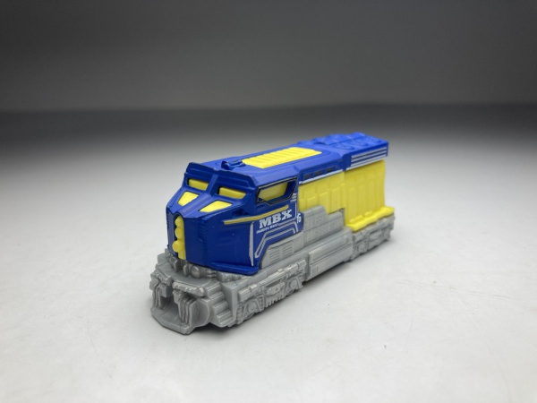 Heavy Freighter Azul com Amarelo - Matchbox Escala Apro