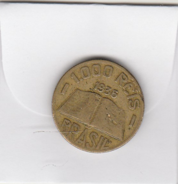 1000 REIS DE 1936 , DATA MUITO ESCASSA