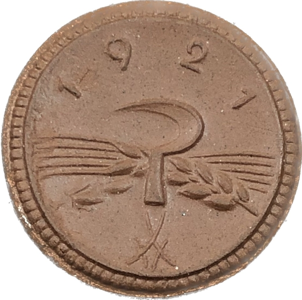 Moeda de Grunberg (Alemanha) - 50 pfennig - 1921 - 22 m