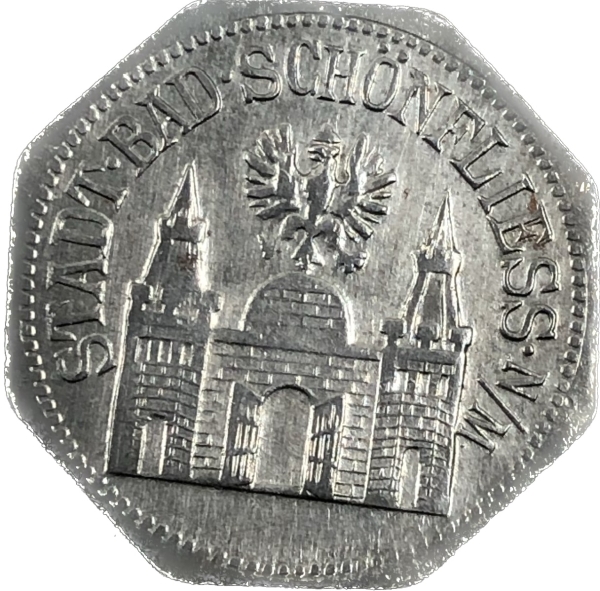 Moeda de Schmolln (Alemanha) - 10 pfennig - 1918 - Notg